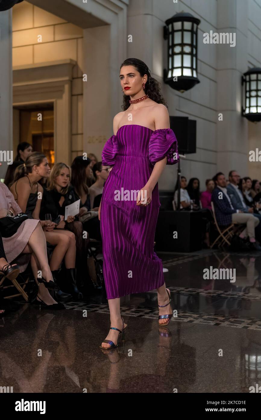 Melbourne, Australia, 16 October, 2022. A model wearing an outfit by ...
