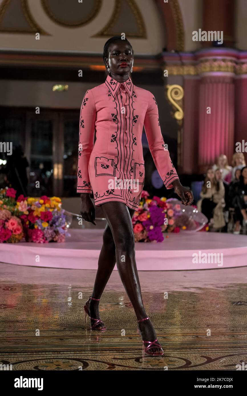 Melbourne, Australia, 16 October, 2022. A model wearing an outfit by ...