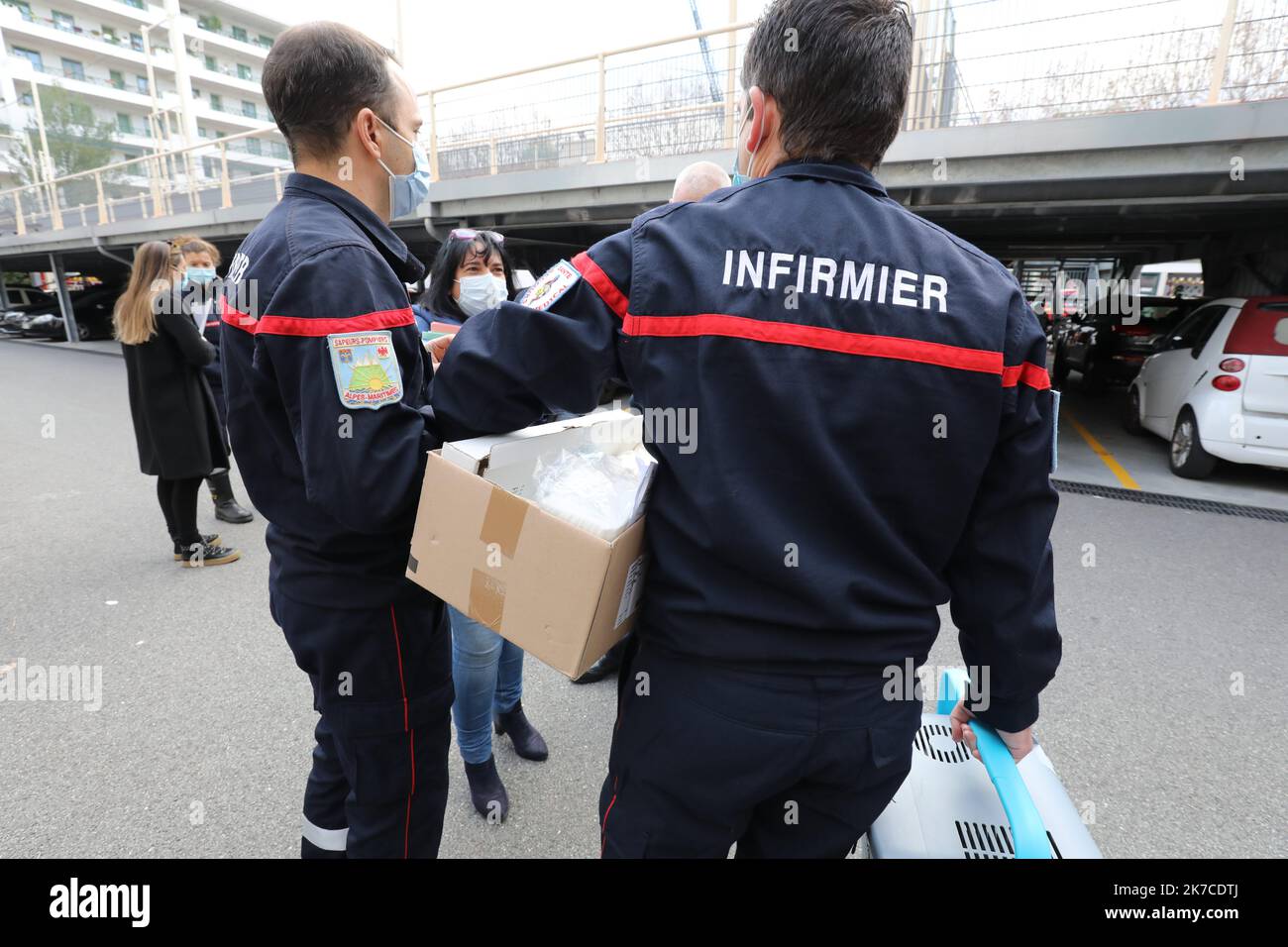 ©PHOTOPQR/NICE MATIN/Eric Ottino ; Nice ; 11/01/2021 ; Campagne de ...