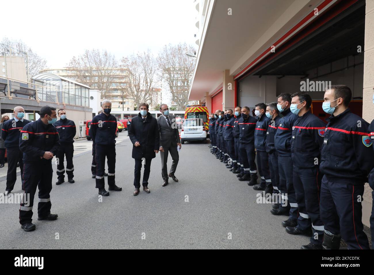 ©PHOTOPQR/NICE MATIN/Eric Ottino ; Nice ; 11/01/2021 ; Campagne de ...