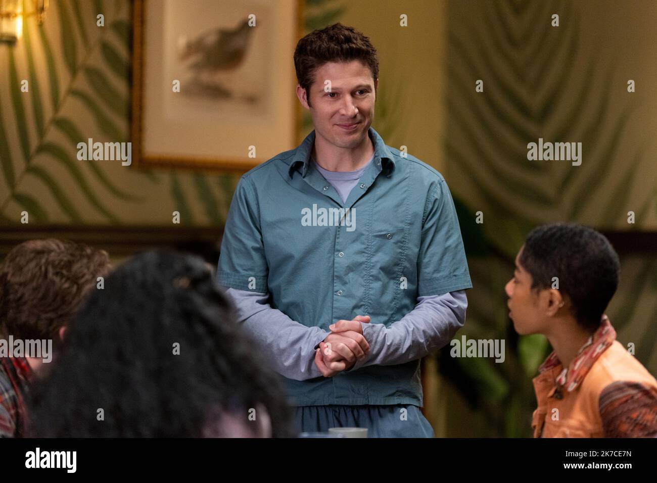 THE MIDNIGHT CLUB, from left: Igby Rigney, Annarah Cymone, Zach Gilford ...