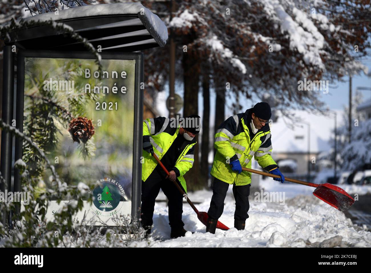 ©PHOTOPQR/DNA/Franck DELHOMME ; Sélestat ; 15/01/2021 ; Conditions ...