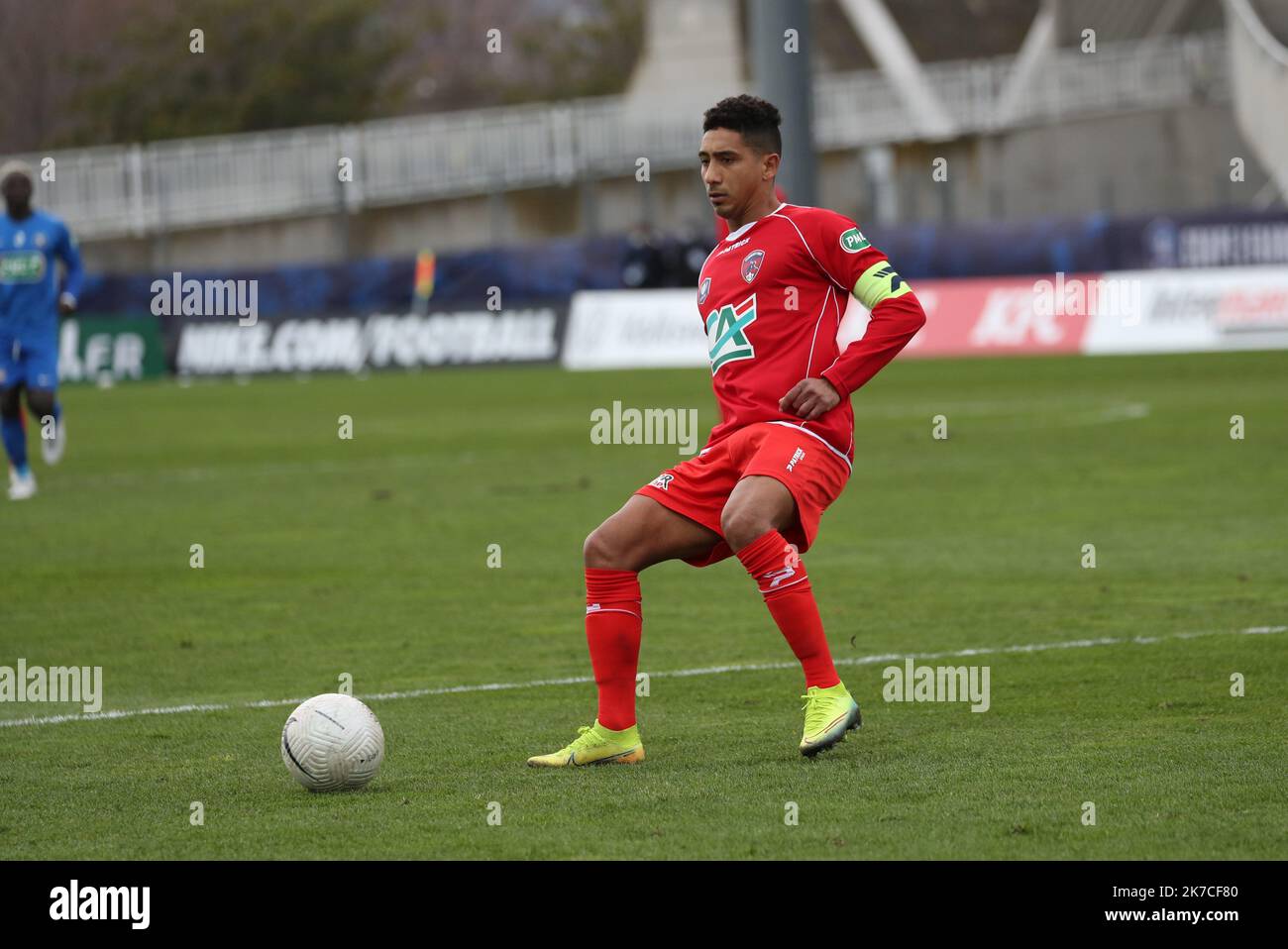 Thierry LARRET / MAXPPP. Football 8eme tour de la Coupe de France ...