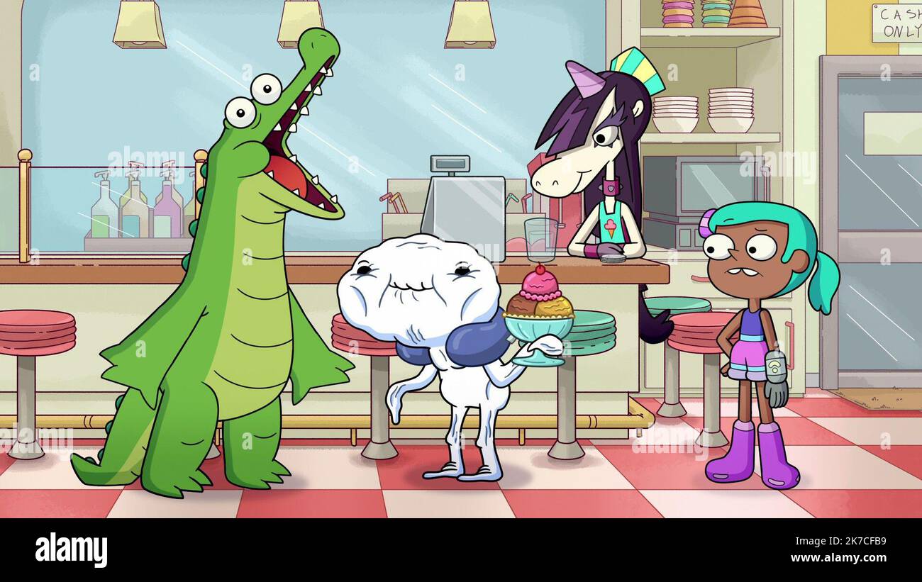 ODDBALLS, from left: Max (voice: Julian Gant), James (voice: James ...