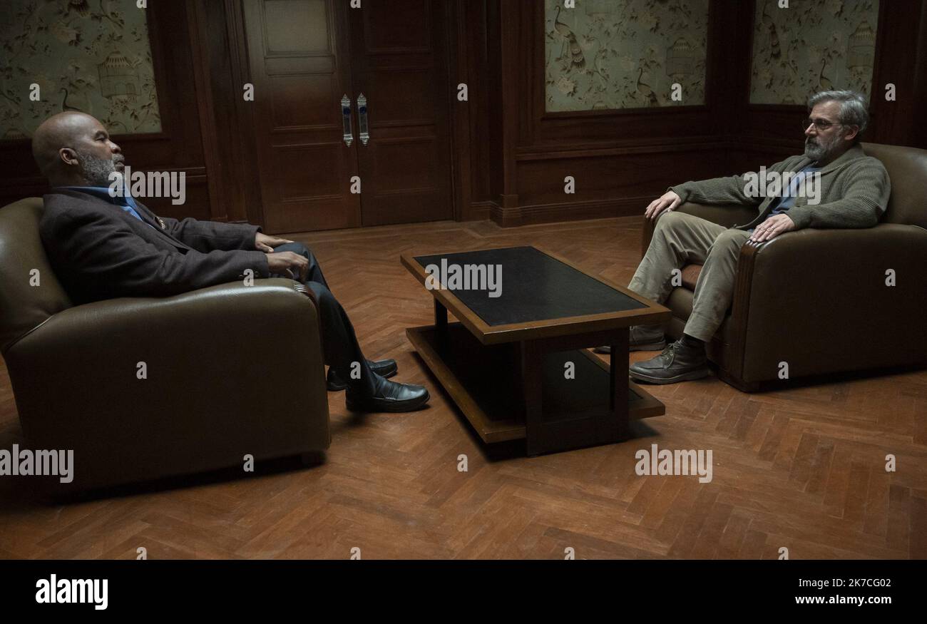 THE PATIENT, from left: David Alan Grier, Steve Carell, Kaddish ...