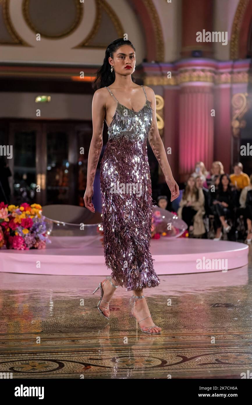 Melbourne, Australia, 16 October, 2022. A model wearing an outfit by ...