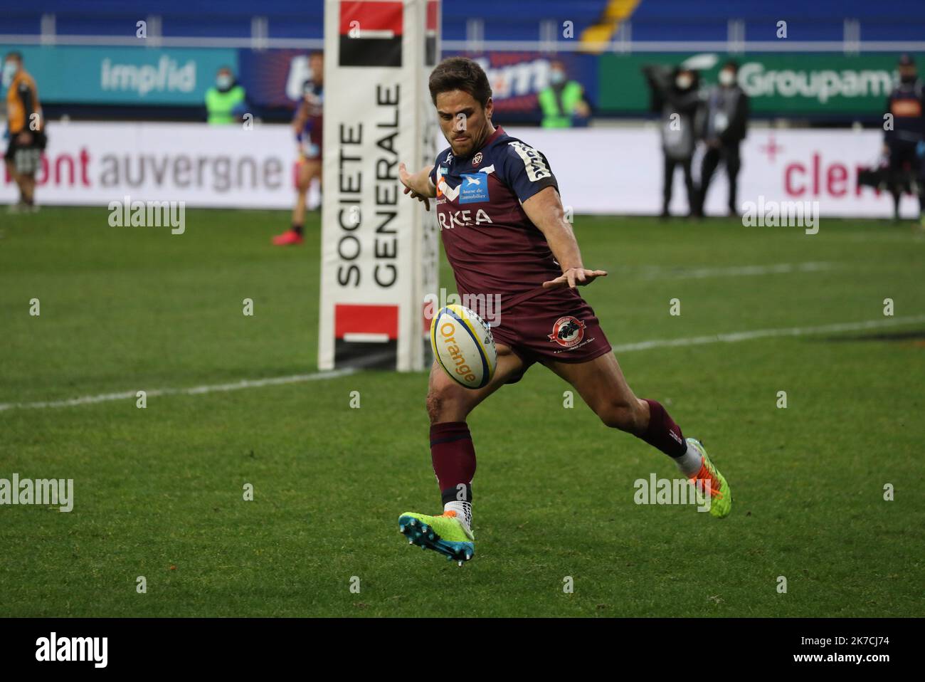 Thierry LARRET / Maxppp. Rugby Top 14 : ASM Clermont Auvergne vs Union ...