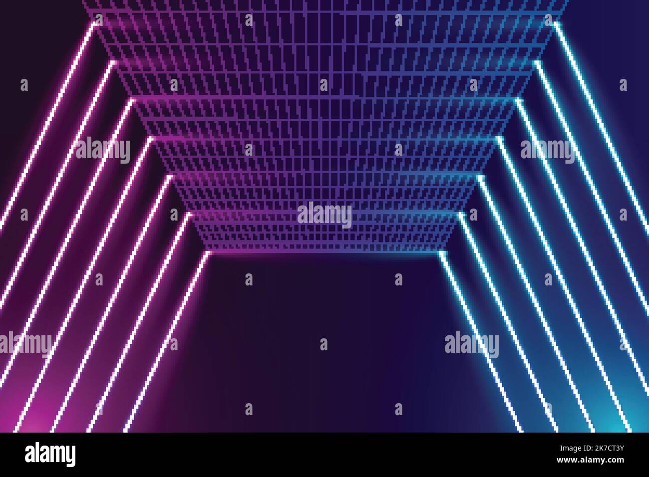 Smoke bright lights stage Stock Vector Images - Alamy