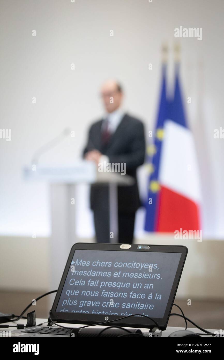 ©PHOTOPQR/LE PARISIEN/Fred Dugit ; Paris ; 25/02/2021 ; Politique ...