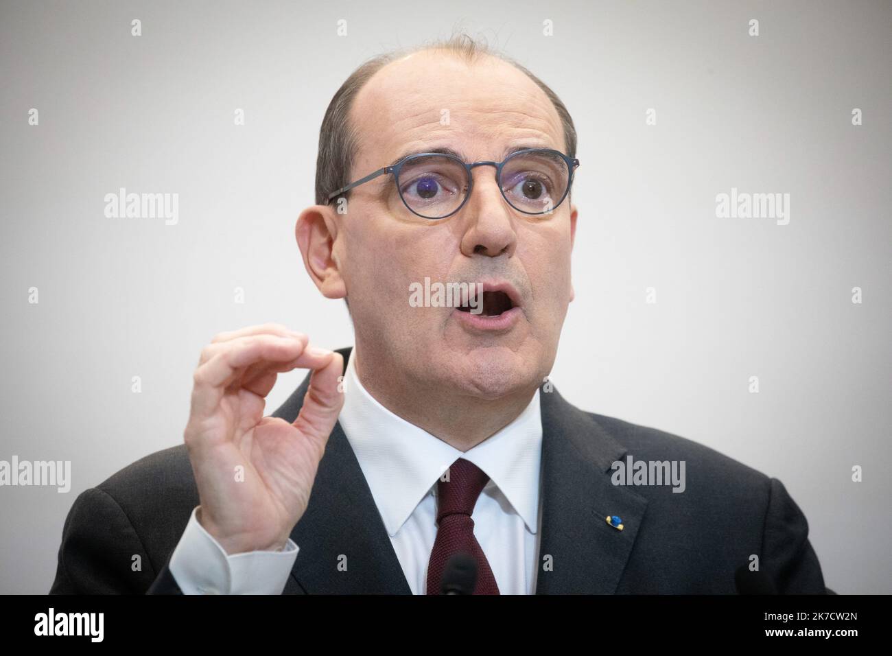 ©PHOTOPQR/LE PARISIEN/Fred Dugit ; Paris ; 25/02/2021 ; Politique ...