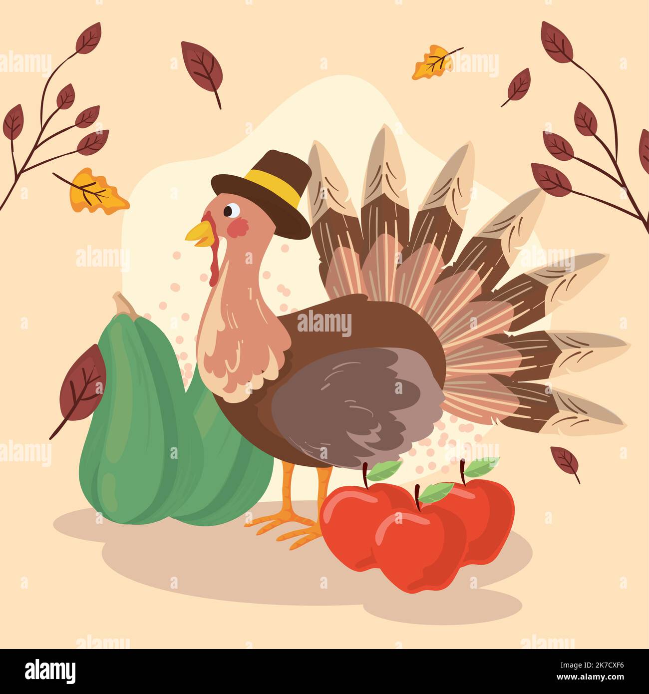 happy thanksgiving poster Stock Vector Image & Art - Alamy