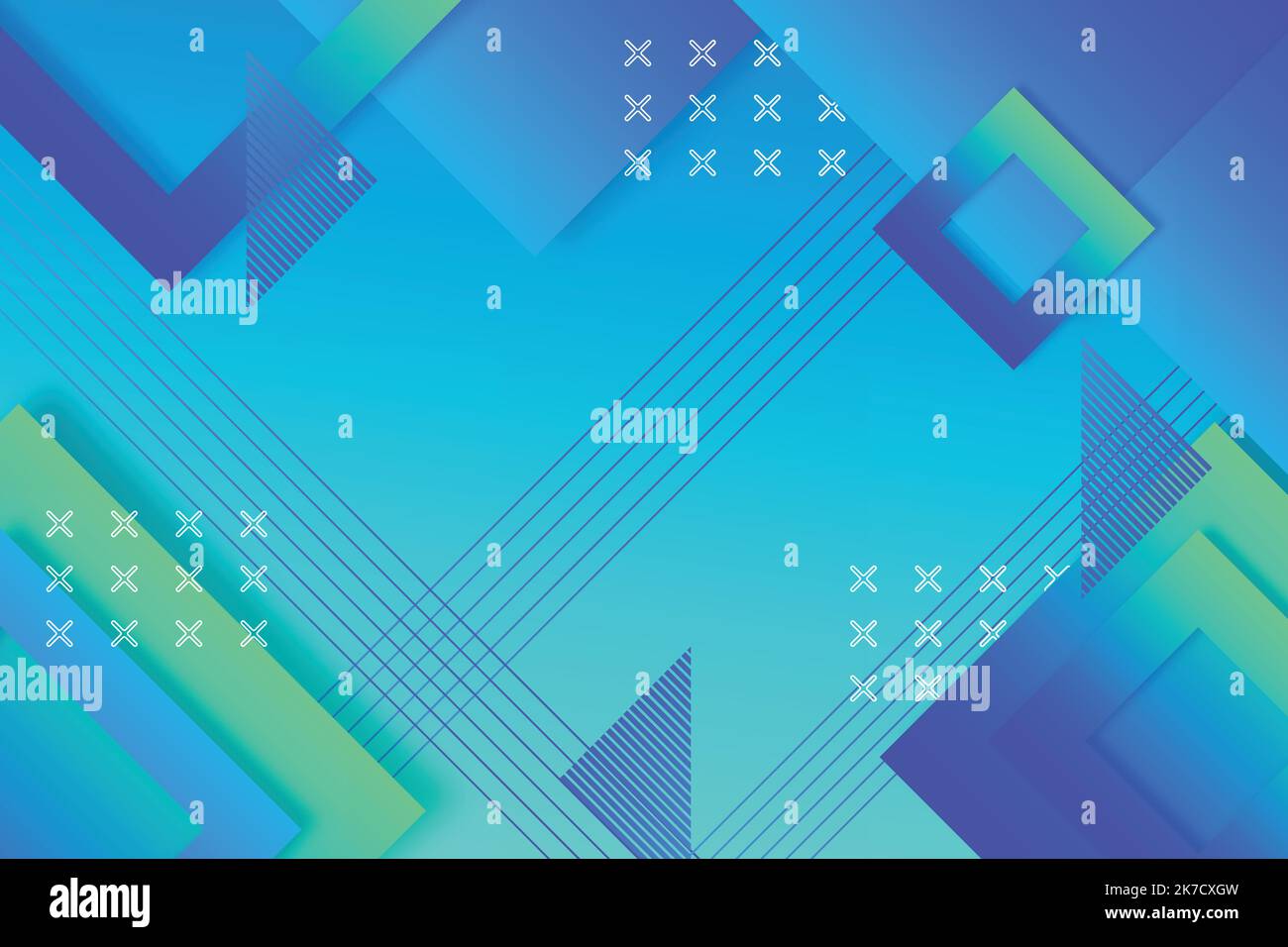 gradient blue abstract geometric background vector design illustration ...