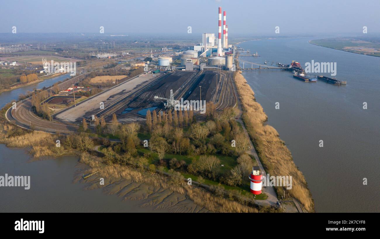 ©PHOTOPQR/OUEST FRANCE/Franck Dubray ; Cordemais ; 09/03/2021 ; Vue ...