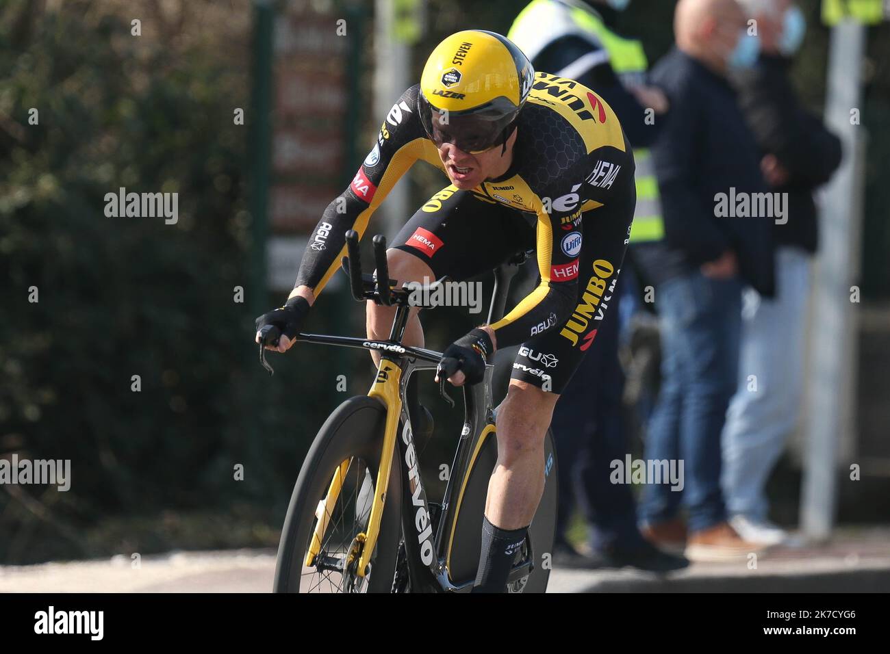 ©Laurent Lairys/MAXPPP - KRUIJSWIJK Steven of Team Jumbo-Visma during the Paris-Nice 2021 ...