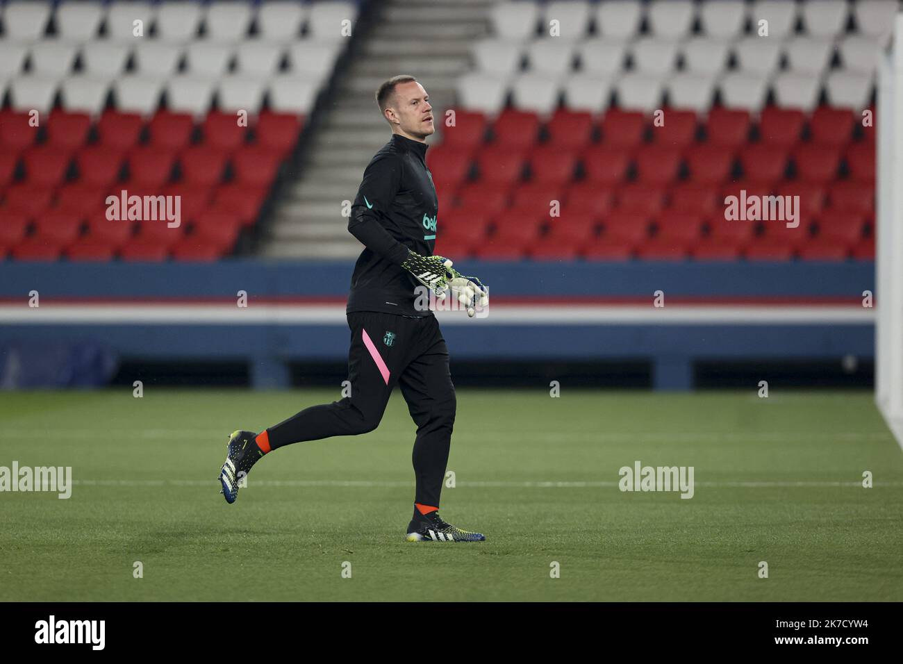 ©Sebastien Muylaert/MAXPPP - Marc Andre ter Stergen of FC Barcelona ...