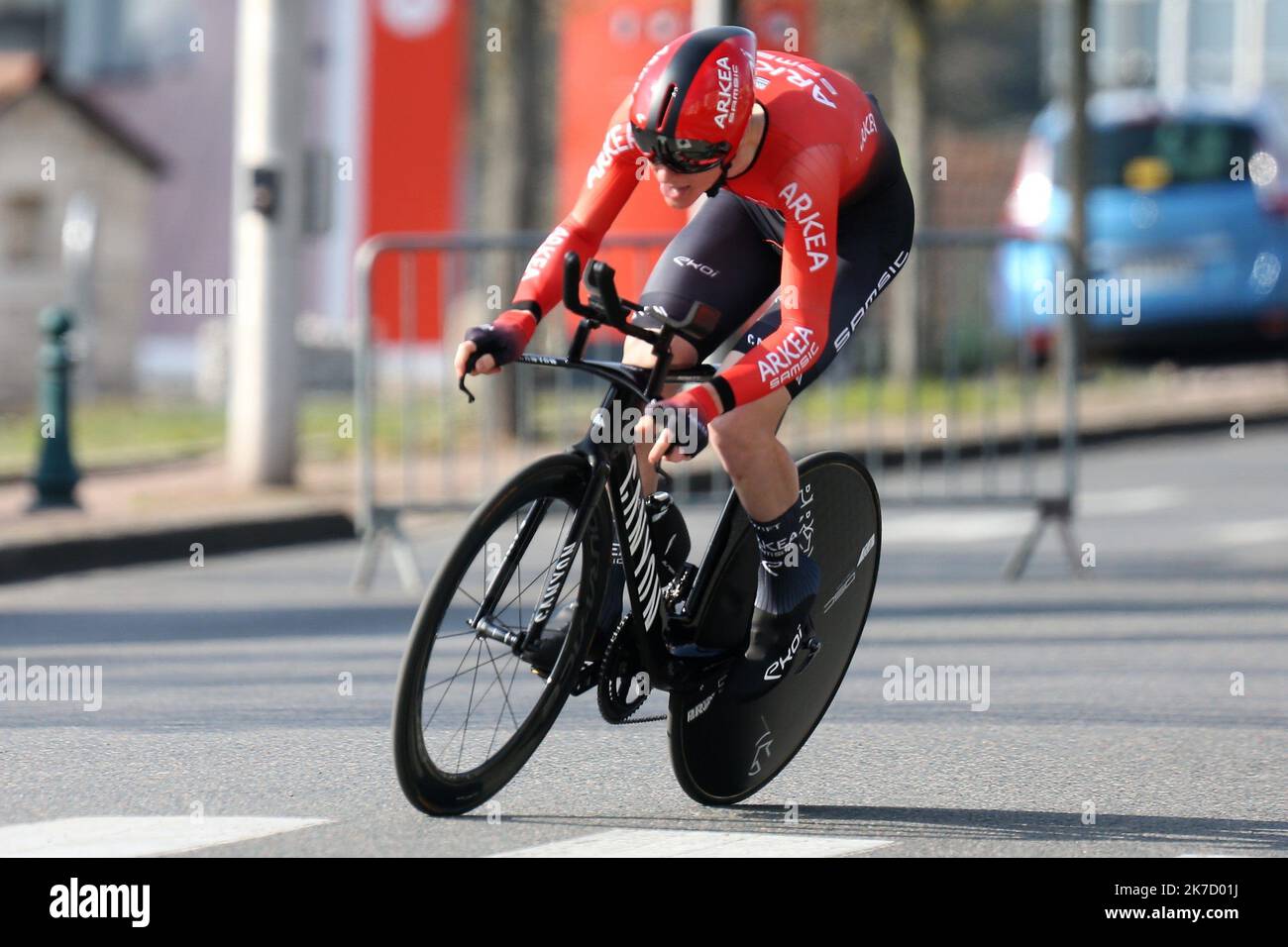 ©Laurent Lairys/MAXPPP - SWIFT Connor of Team Arkéa Samsic during the Paris-Nice 2021, cycling ...