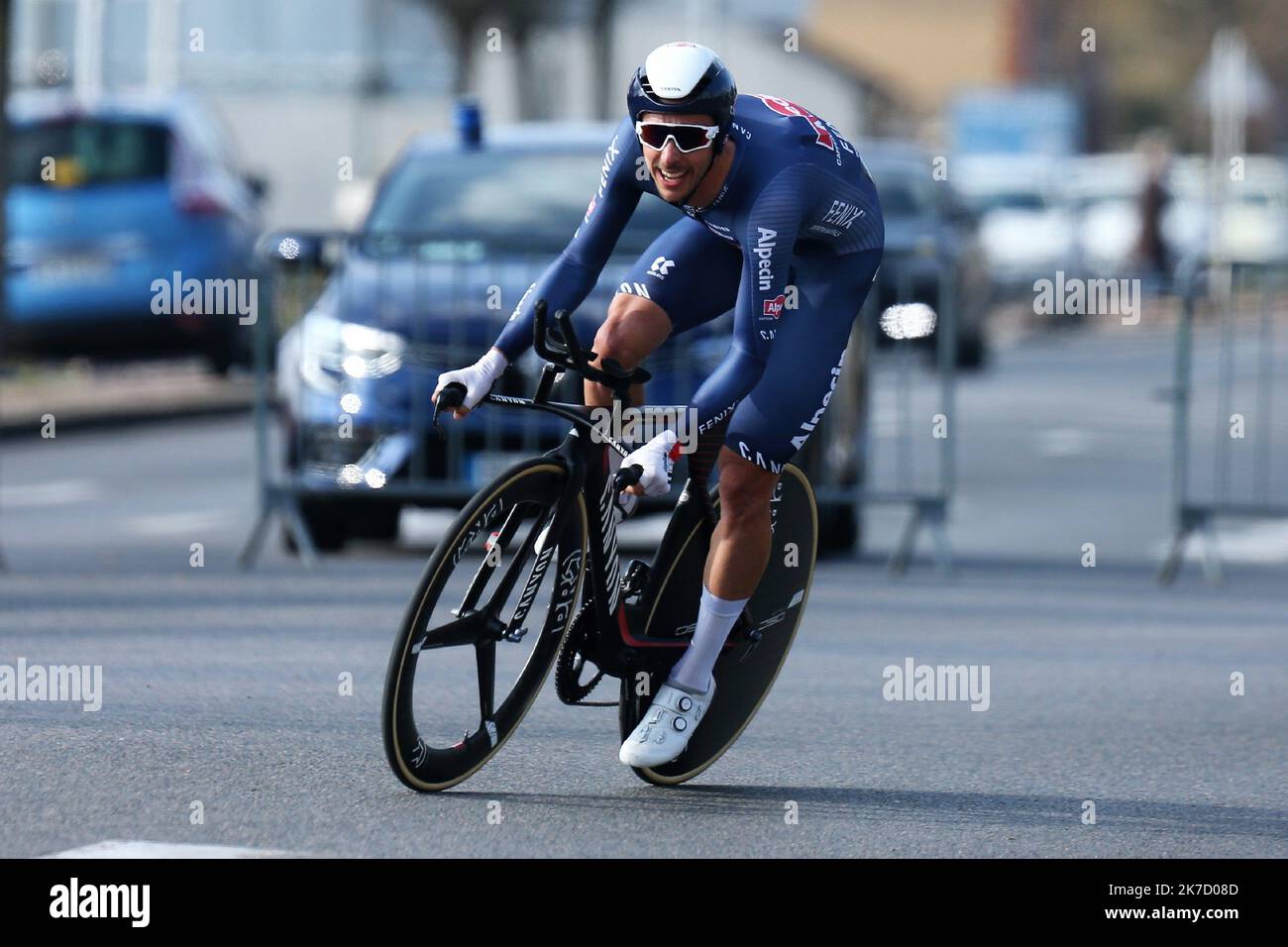 ©Laurent Lairys/MAXPPP - DE BONDT Dries of Alpecin-Fenix during the Paris-Nice 2021, cycling ...