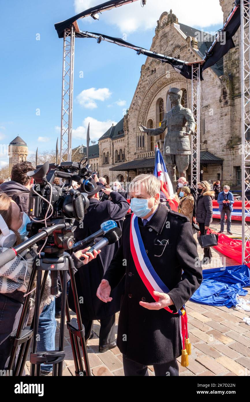 ©Arnaud BEINAT/Maxppp. 20210320, Metz, Moselle, Grand Est, France ...