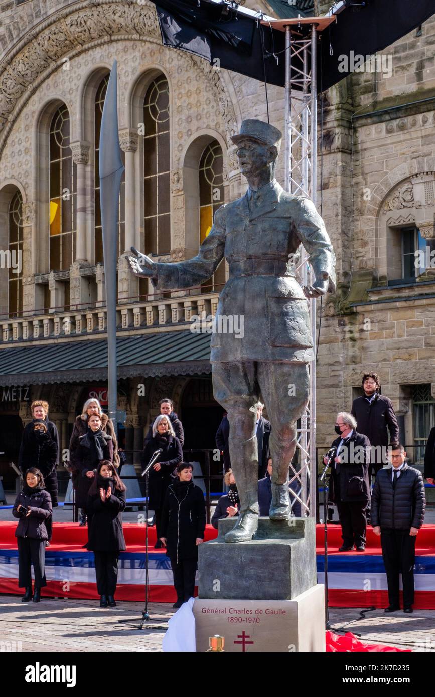 ©Arnaud BEINAT/Maxppp. 20210320, Metz, Moselle, Grand Est, France ...