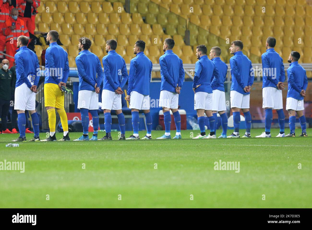 ©Laurent Lairys/MAXPPP - Team Italy during the FIFA World Cup 2022 ...