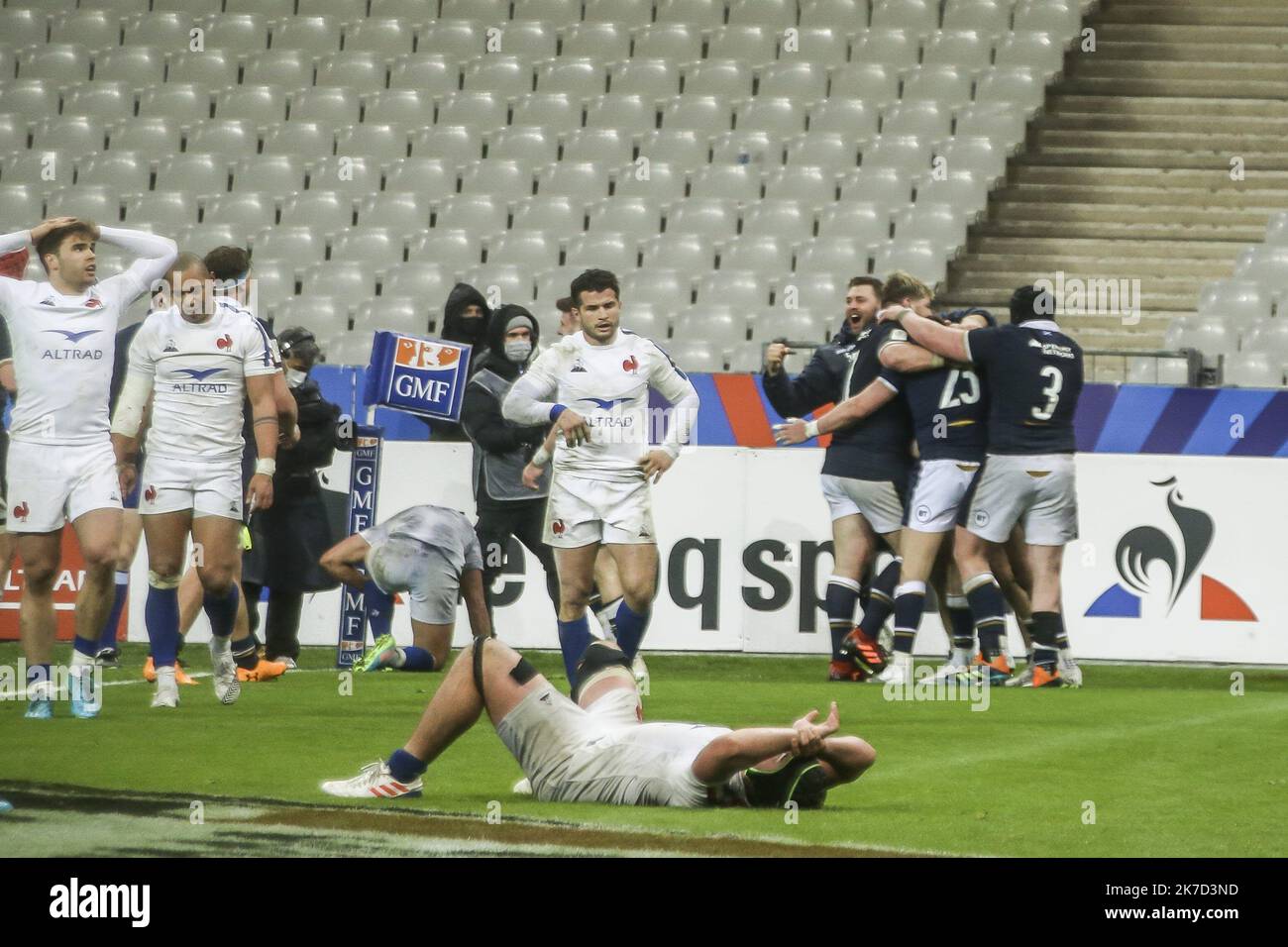 Yannick Pons/MAXPPP; Stade de France le 26 mars 2021. Tournoi des 6 ...