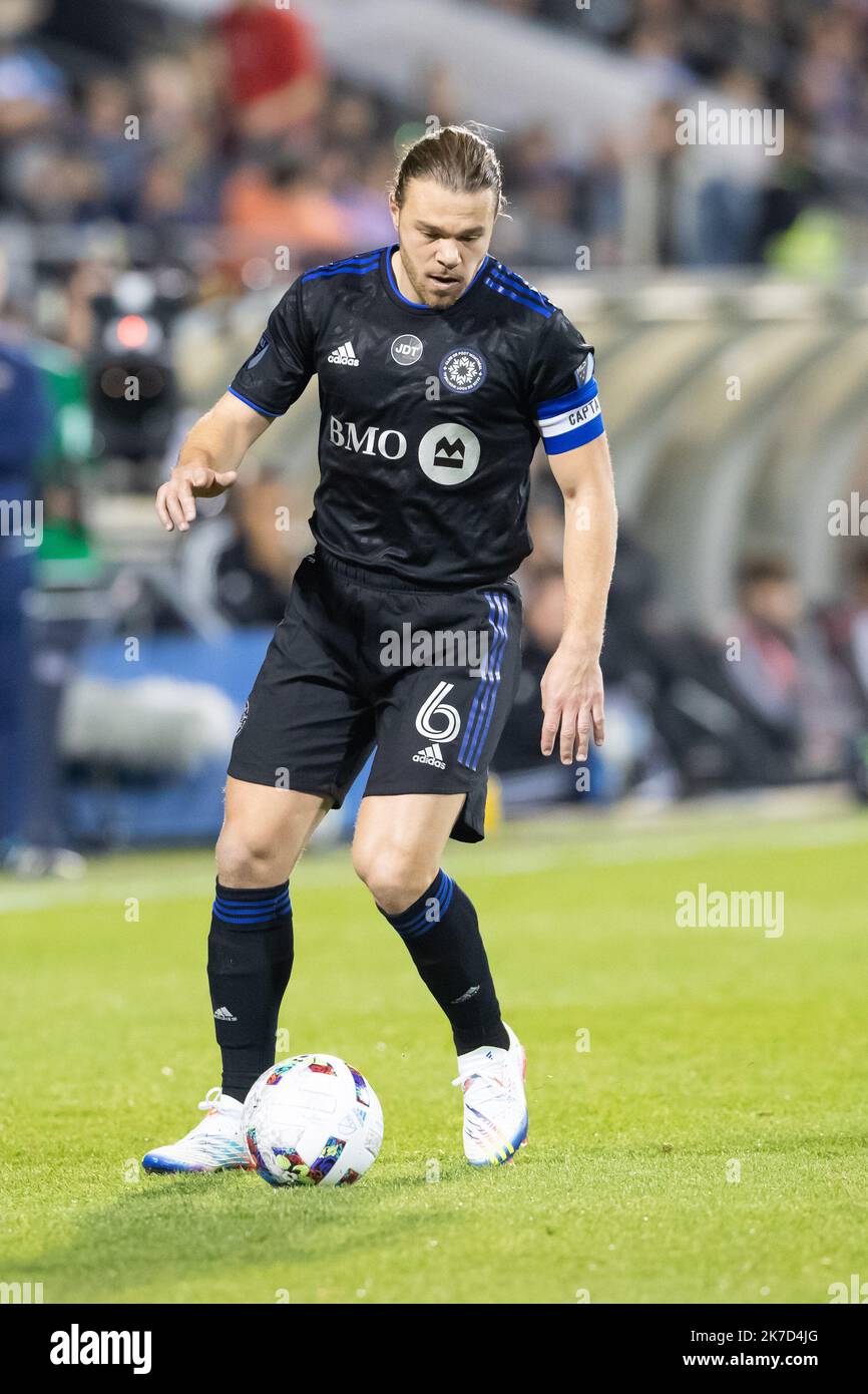 Montreal, Canada. 16th Oct, 2022. CF Montreal midfielder Samuel Piette ...