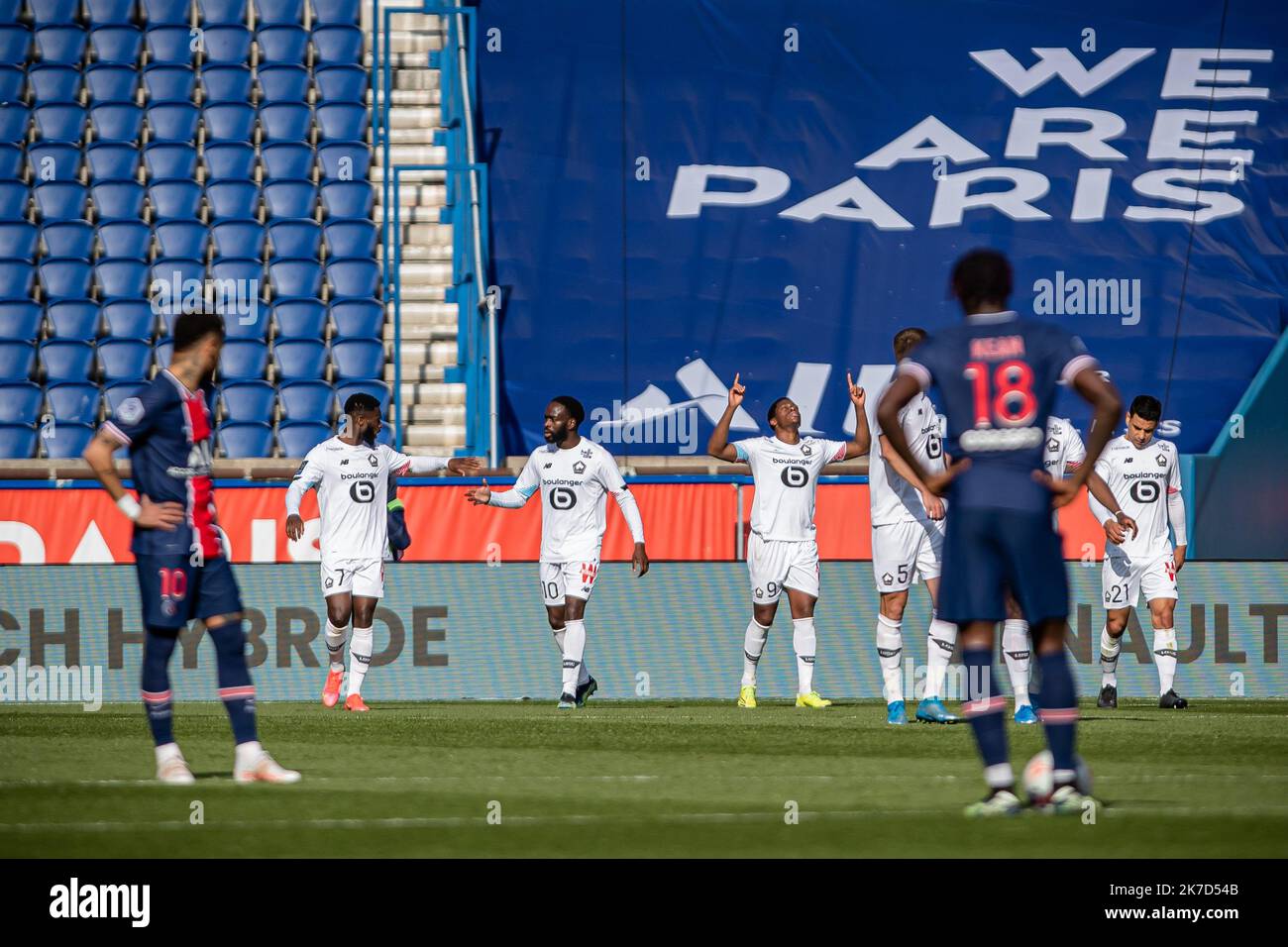 Aurelien Morissard / IP3; Lille's Nanitamo Jonathan IKONE and DAVID ...
