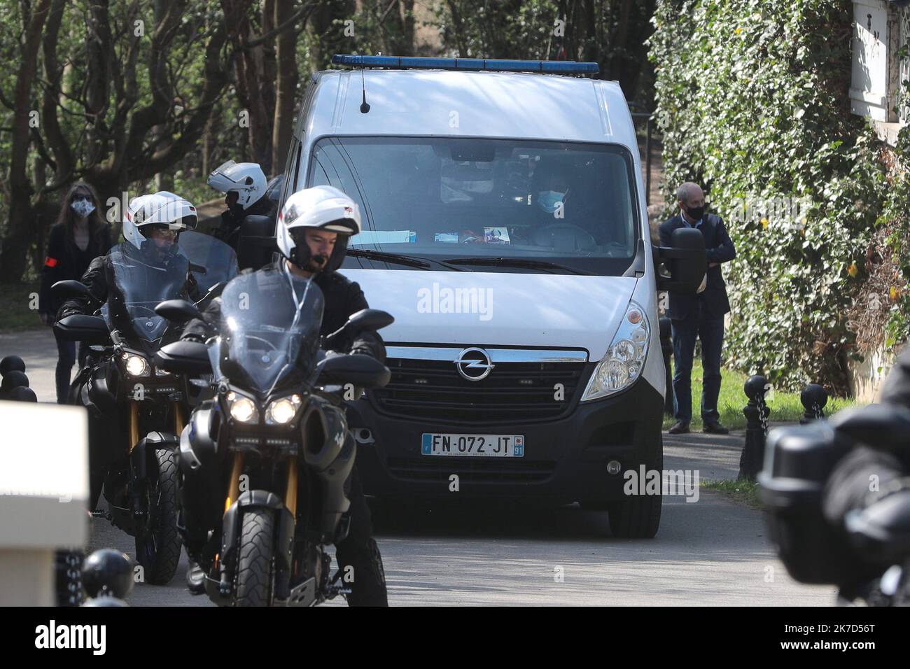 ©Christophe Petit Tesson/MAXPPP - 04/04/2021 ; COMBS LA VILLE ; FRANCE ...