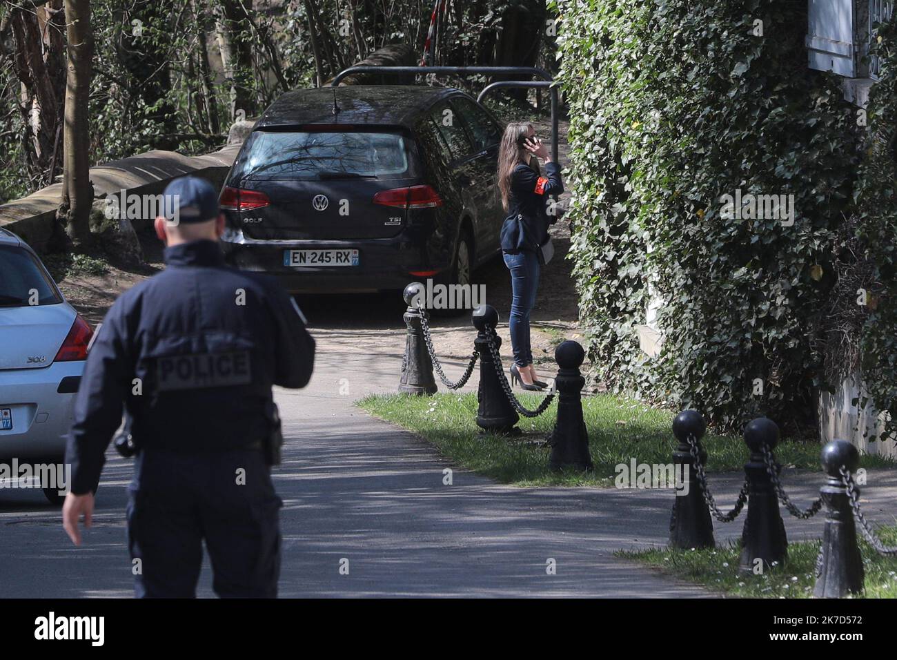 ©Christophe Petit Tesson/MAXPPP - 04/04/2021 ; COMBS LA VILLE ; FRANCE ...
