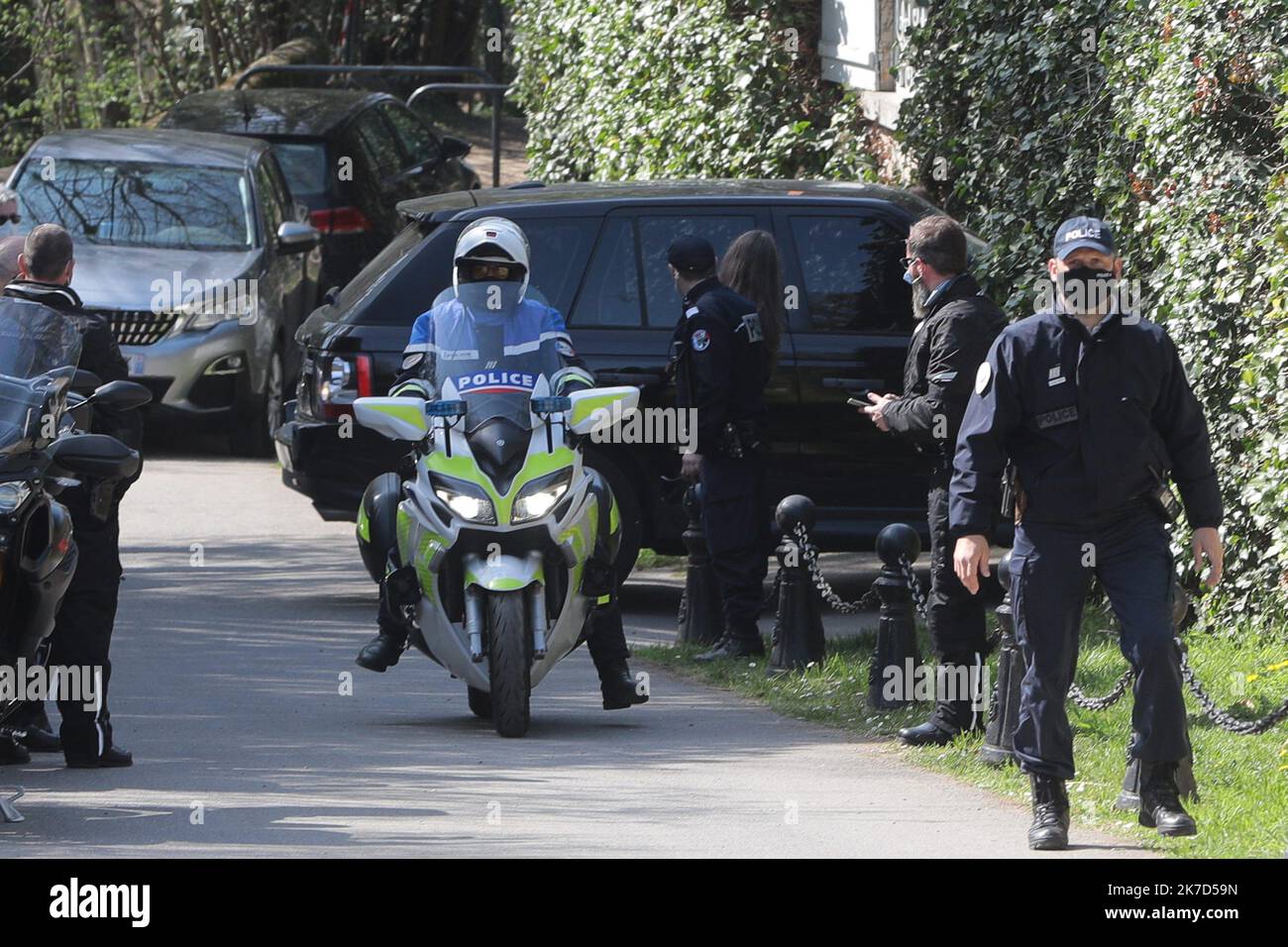 ©Christophe Petit Tesson/MAXPPP - 04/04/2021 ; COMBS LA VILLE ; FRANCE ...