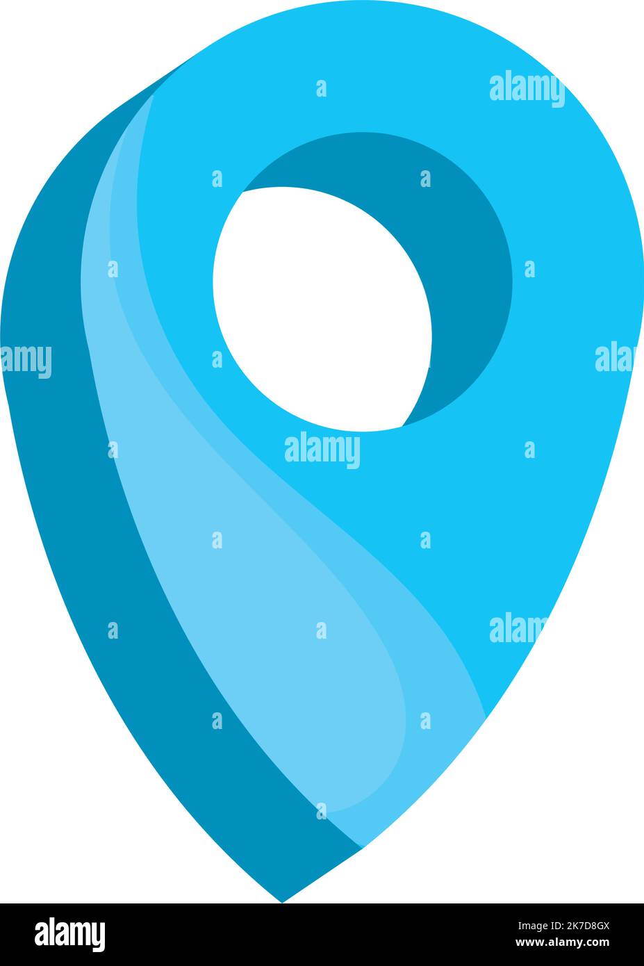 blue location pin Stock Vector Image & Art - Alamy