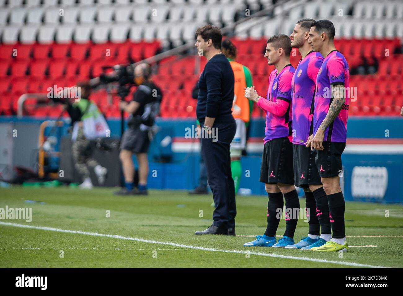 Aurelien Morissard / IP3; Paris Saint Germain's KMarco VERRATTI, Mauro ...