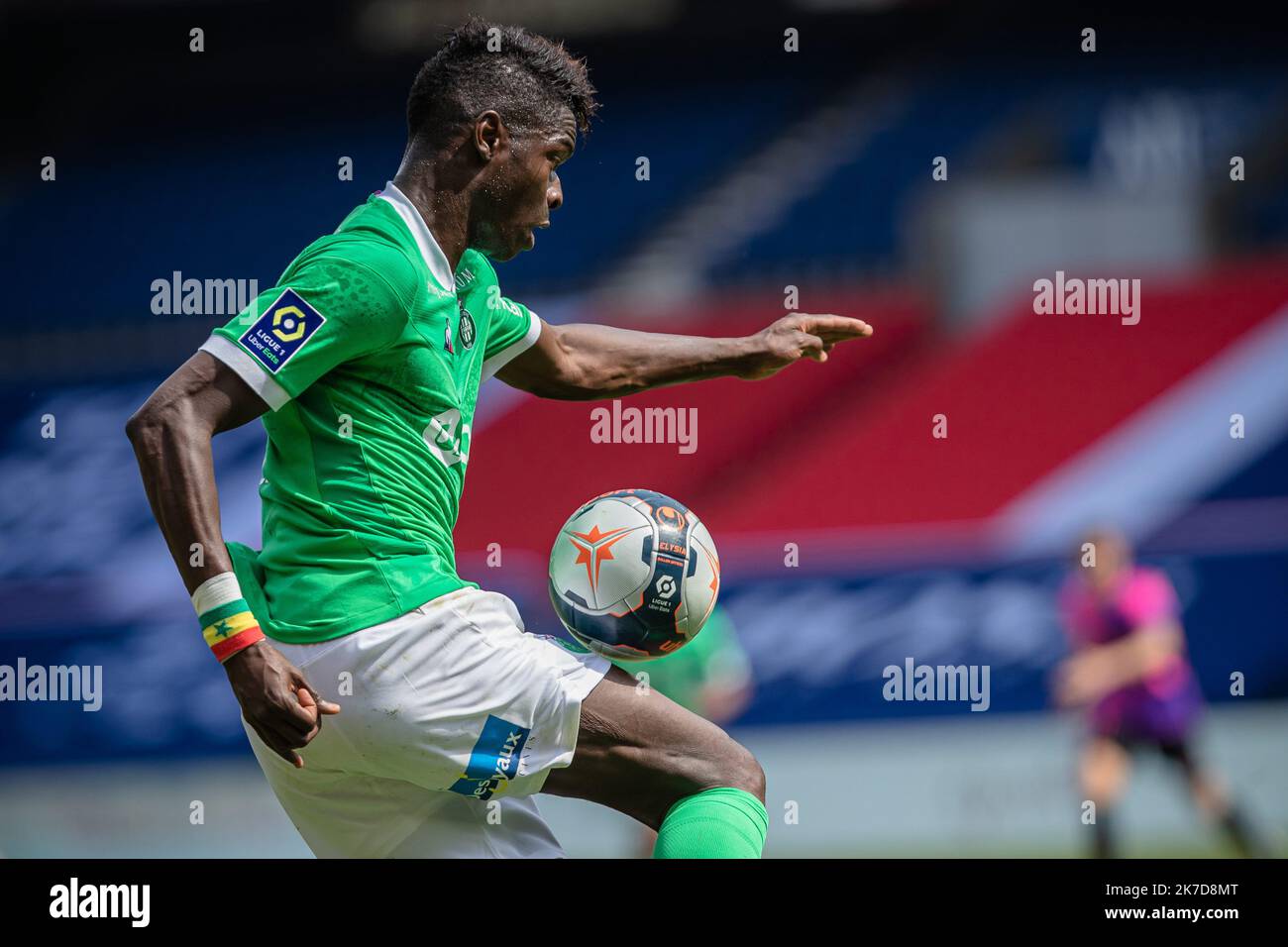 Aurelien Morissard / IP3; Saint-Etienne's Pape CISSE during the French ...