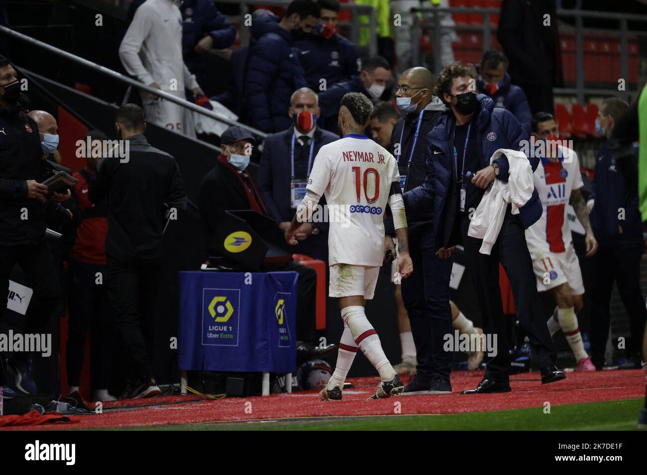 Jeremias Gonzalez / IP3. French L1 football match between Rennes and ...