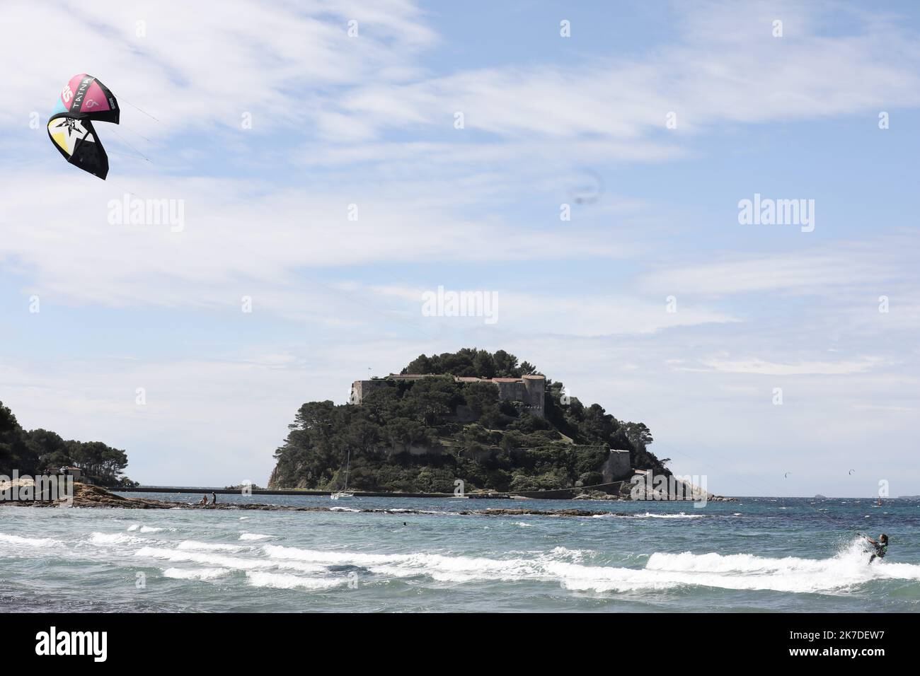 ©PHOTOPQR/NICE MATIN/Luc Boutria ; Fort Bregancon 14/05/2021 Emmanuel ...