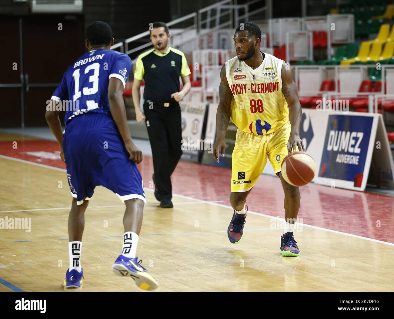 Thierry Larret / Maxppp. Basket Pro B: JA Vichy Clermont Metropole vs ...