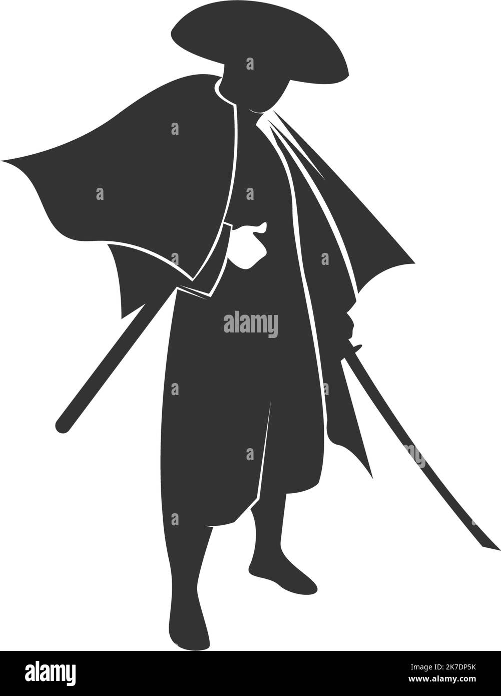 Ronin icon design logo illustration template Stock Vector Image & Art ...