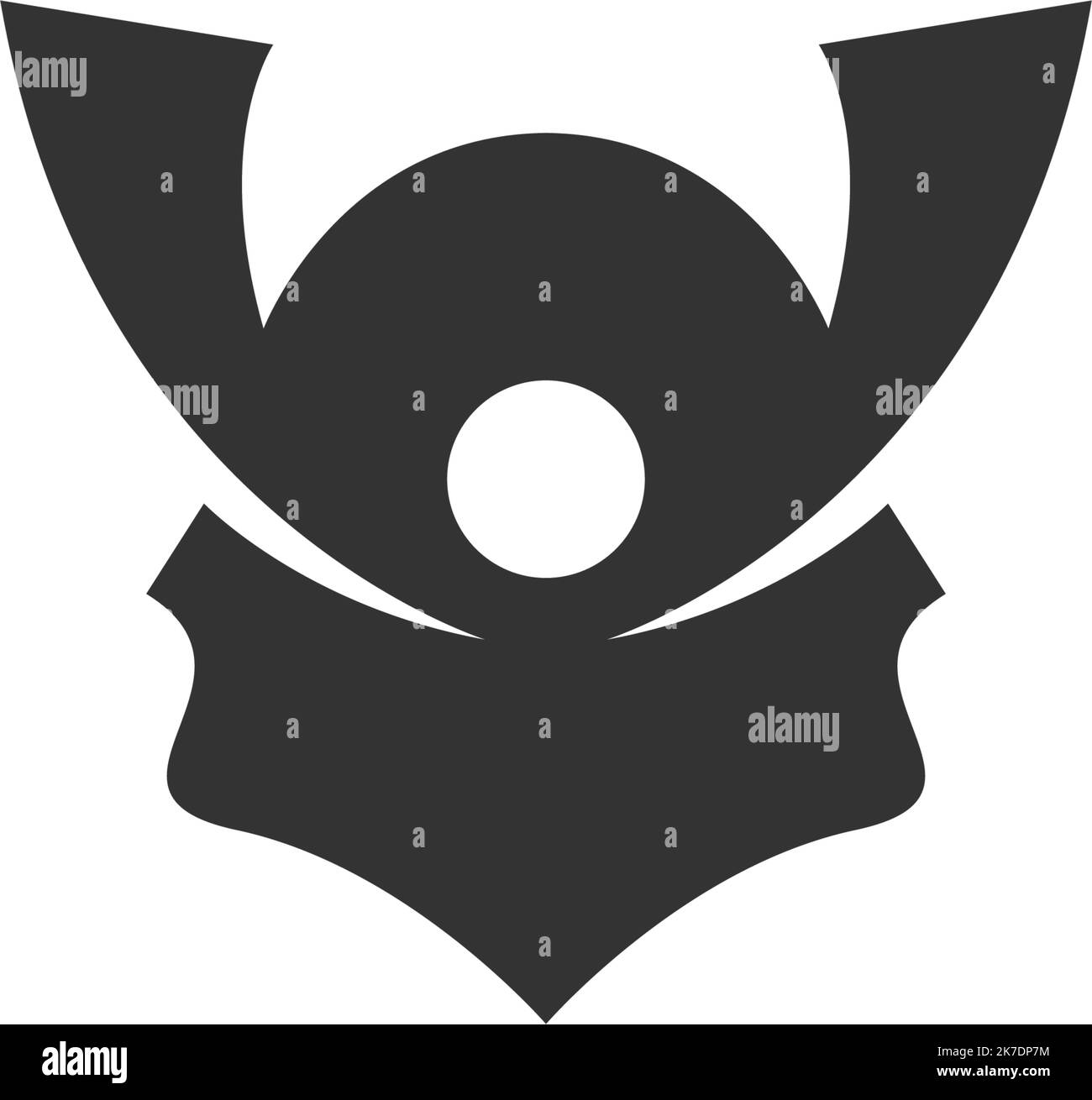 Ronin icon design logo illustration template Stock Vector Image & Art ...