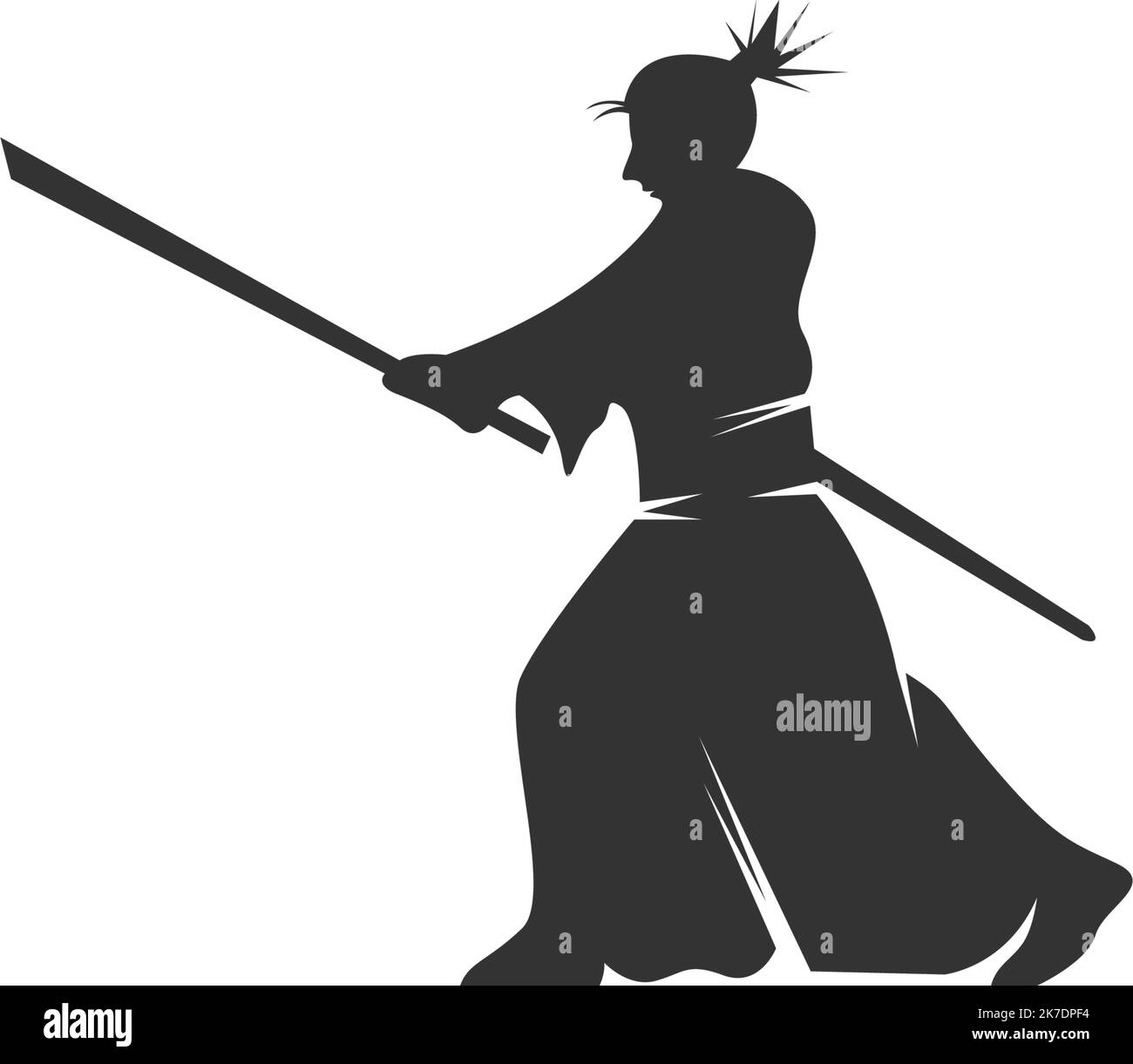 Ronin icon design logo illustration template Stock Vector Image & Art ...