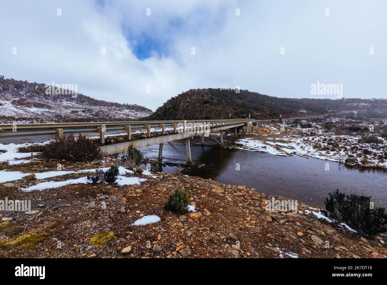 Marlborough Hwy in Central Highlands Tasmania Australia Stock Photo - Alamy