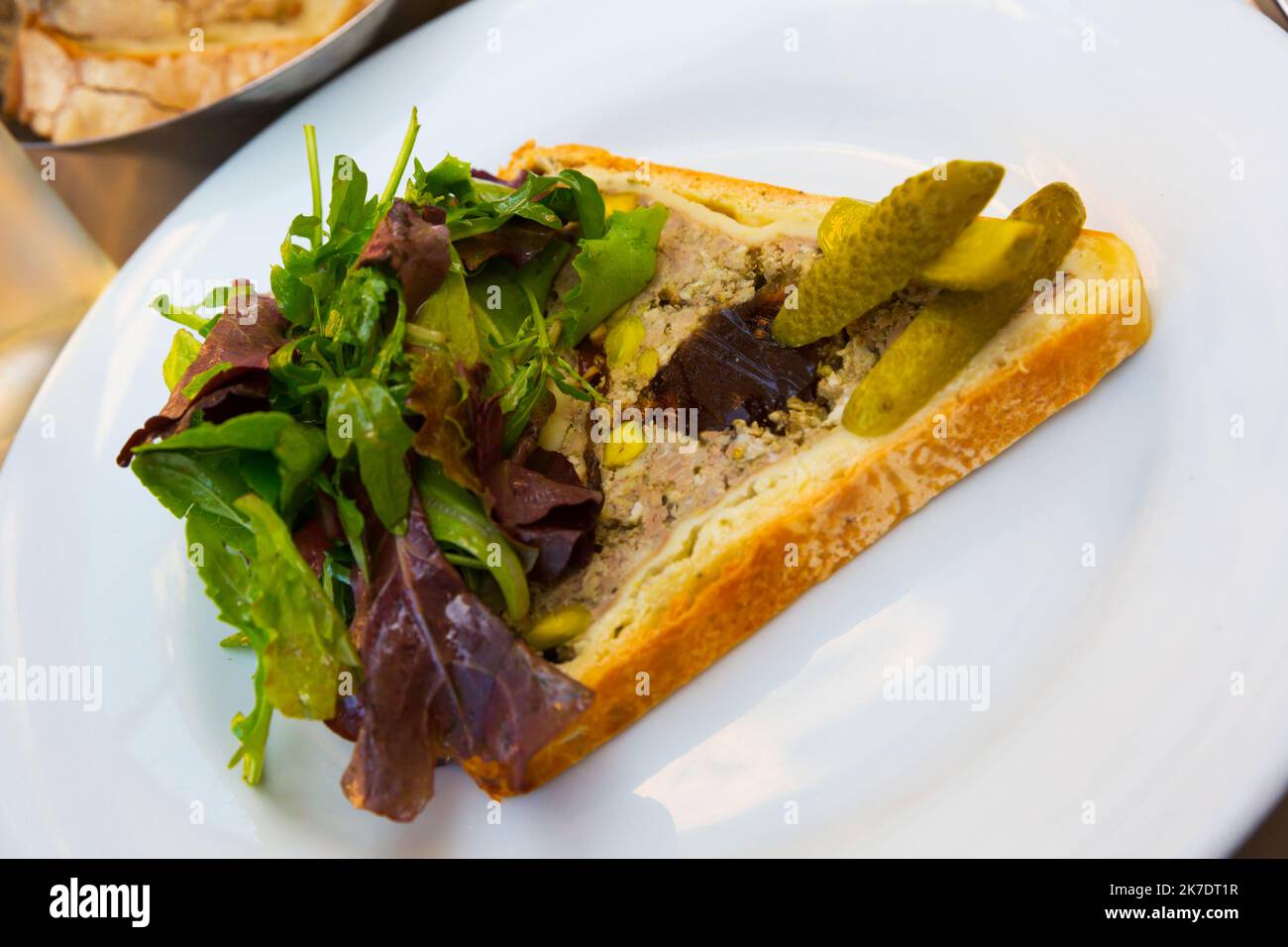 Delicious Pate en croute maison Stock Photo - Alamy