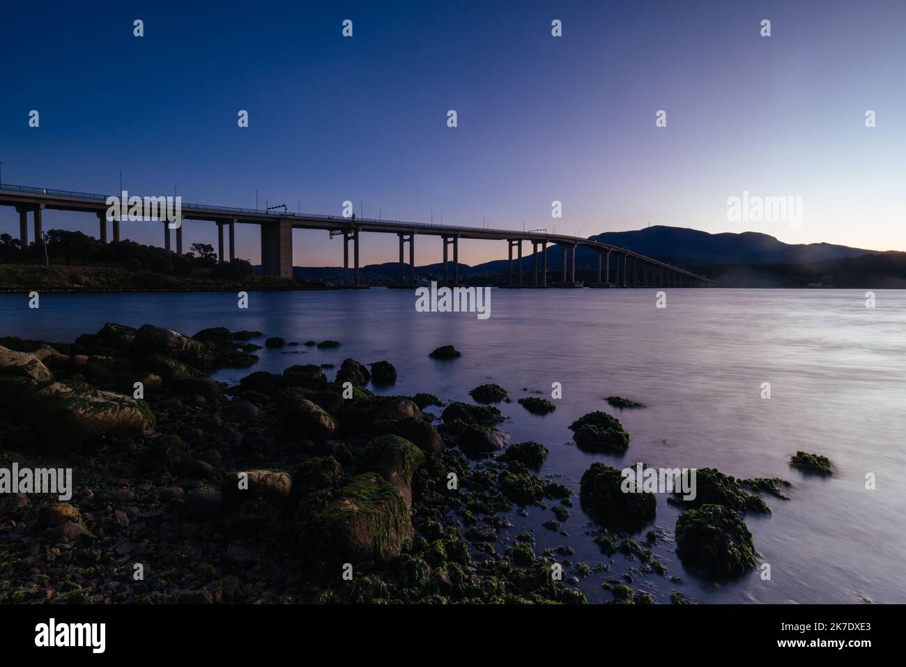 Tasman Bridge in Hobart Tasmania Australia Stock Photo - Alamy
