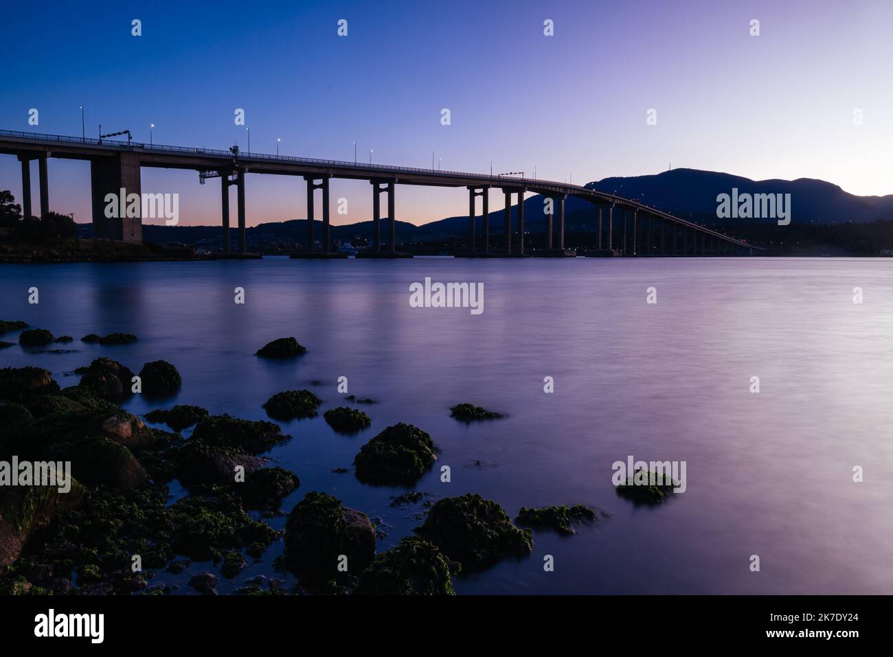 Tasman Bridge in Hobart Tasmania Australia Stock Photo - Alamy