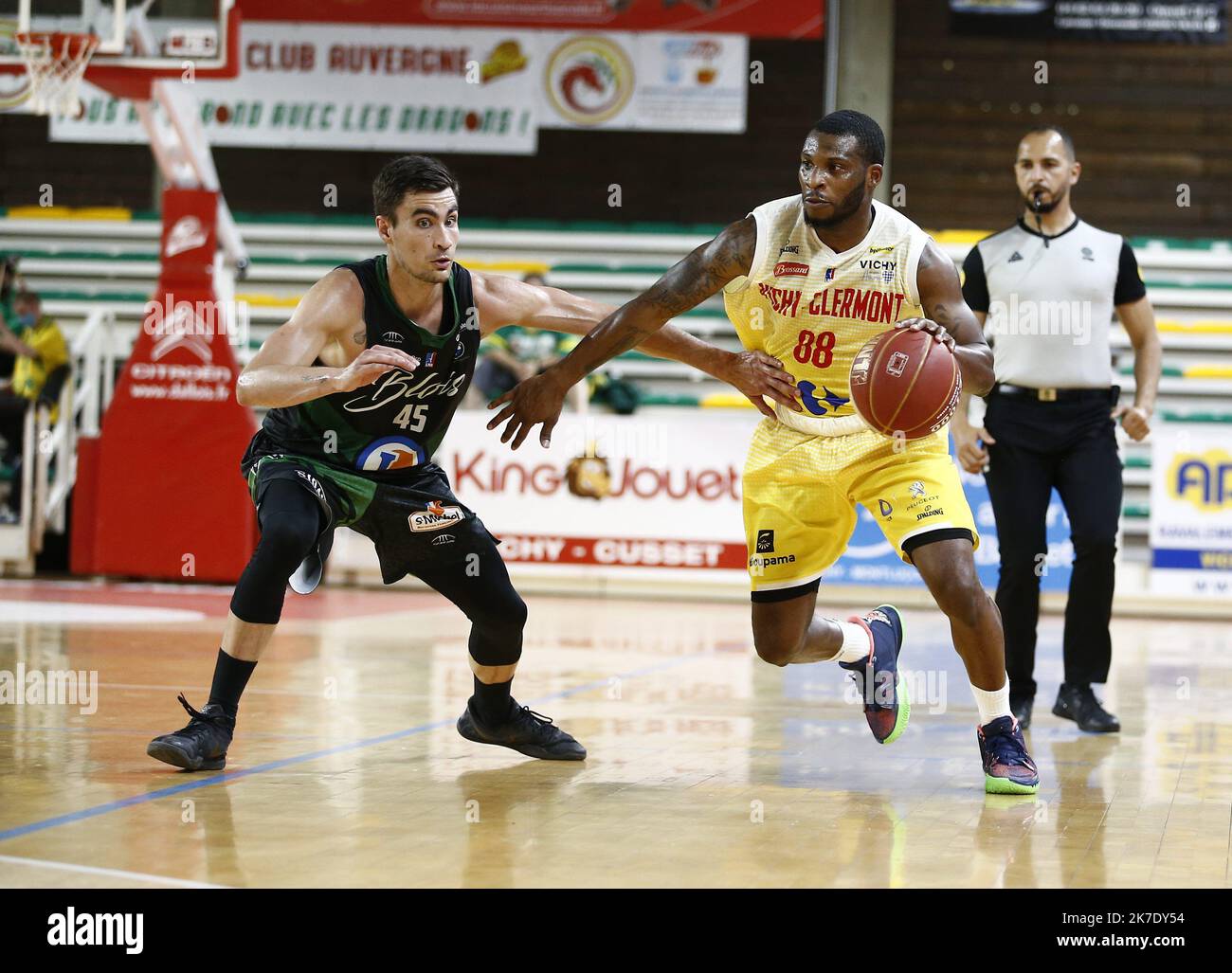 Thierry Larret / Maxppp. Basket Pro B: JA Vichy Clermont Metropole vs ...