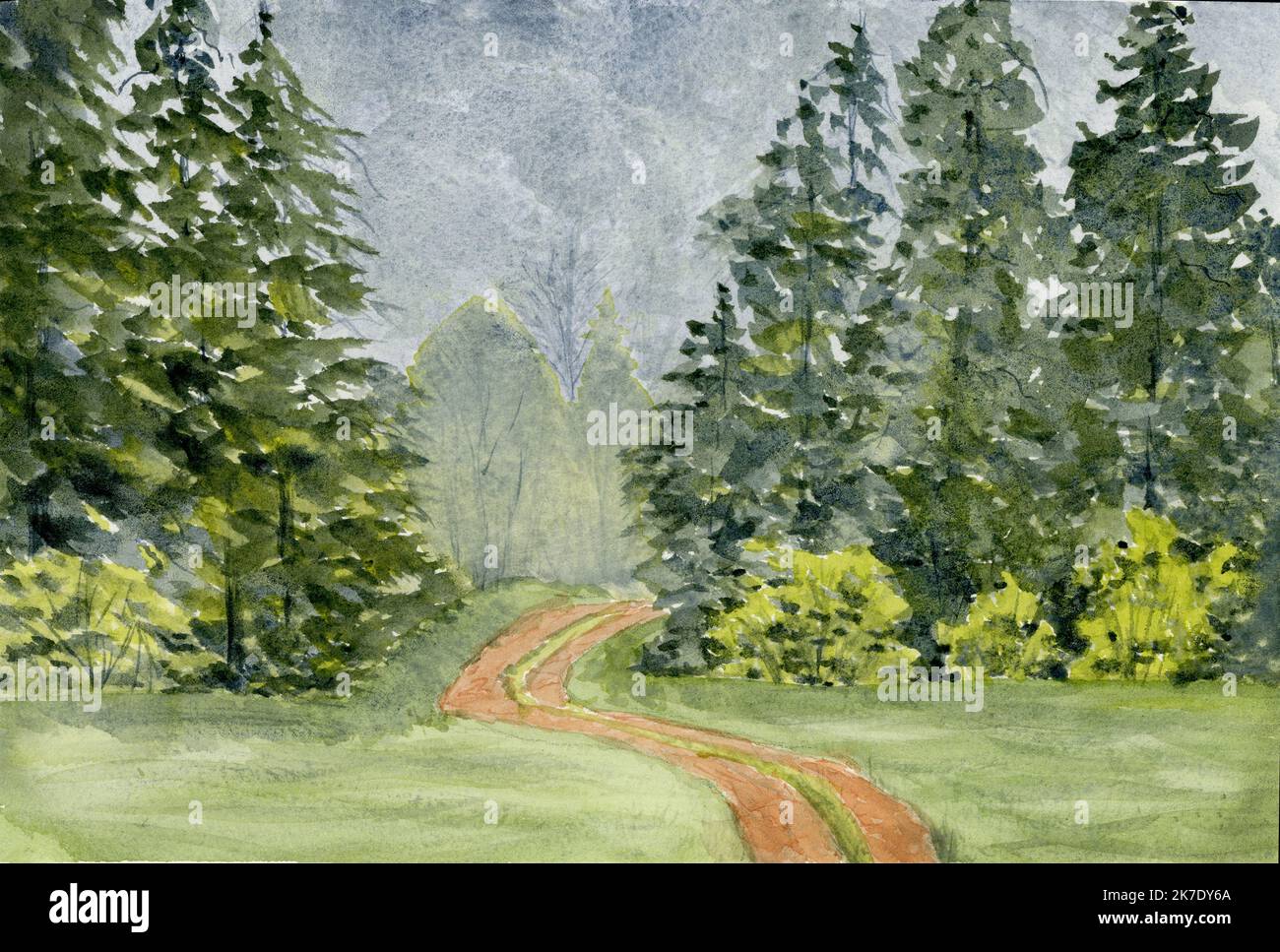 Art in watercolors hi-res stock photography and images - Alamy