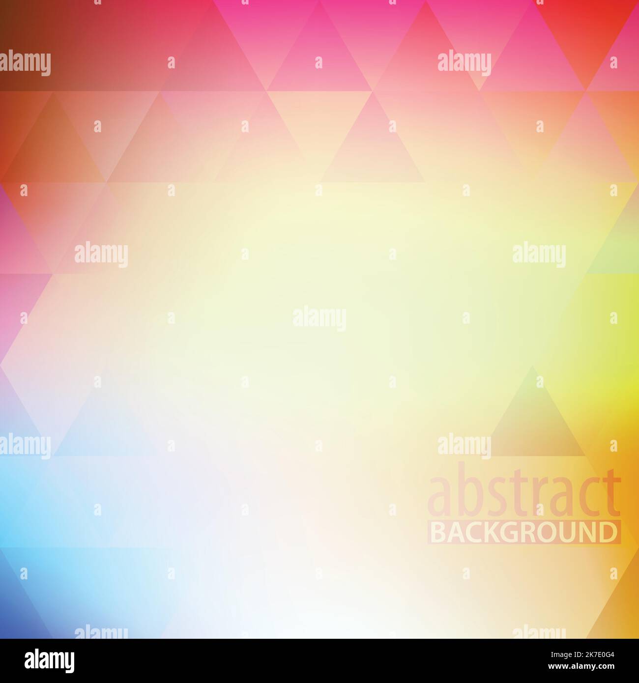 Abstract colorful triangles background hi-res stock photography and ...