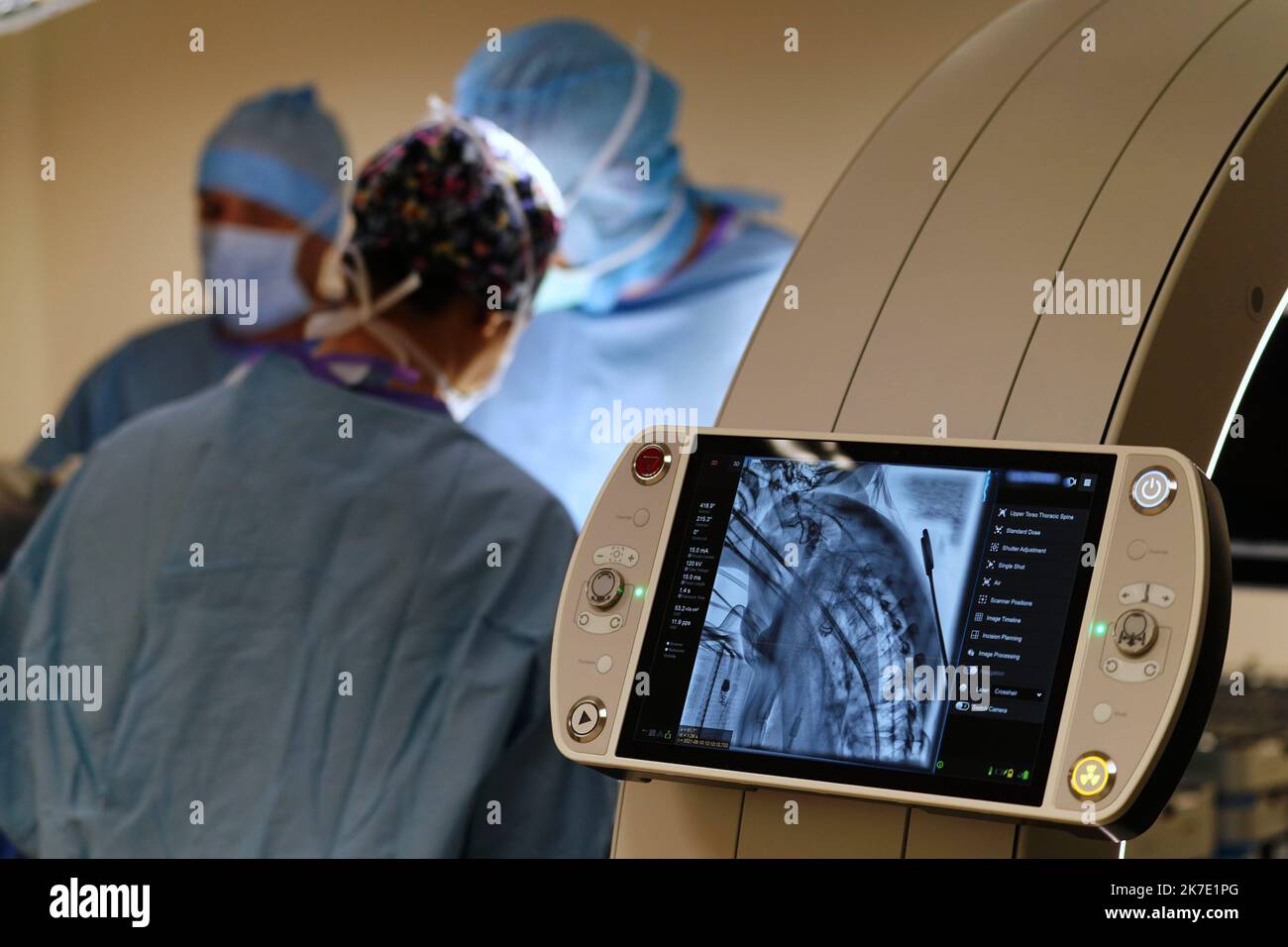 ©PHOTOPQR/OUEST FRANCE/Eddy LEMAISTRE ; ANGERS ; 01/06/2021 ; Chirurgie ...