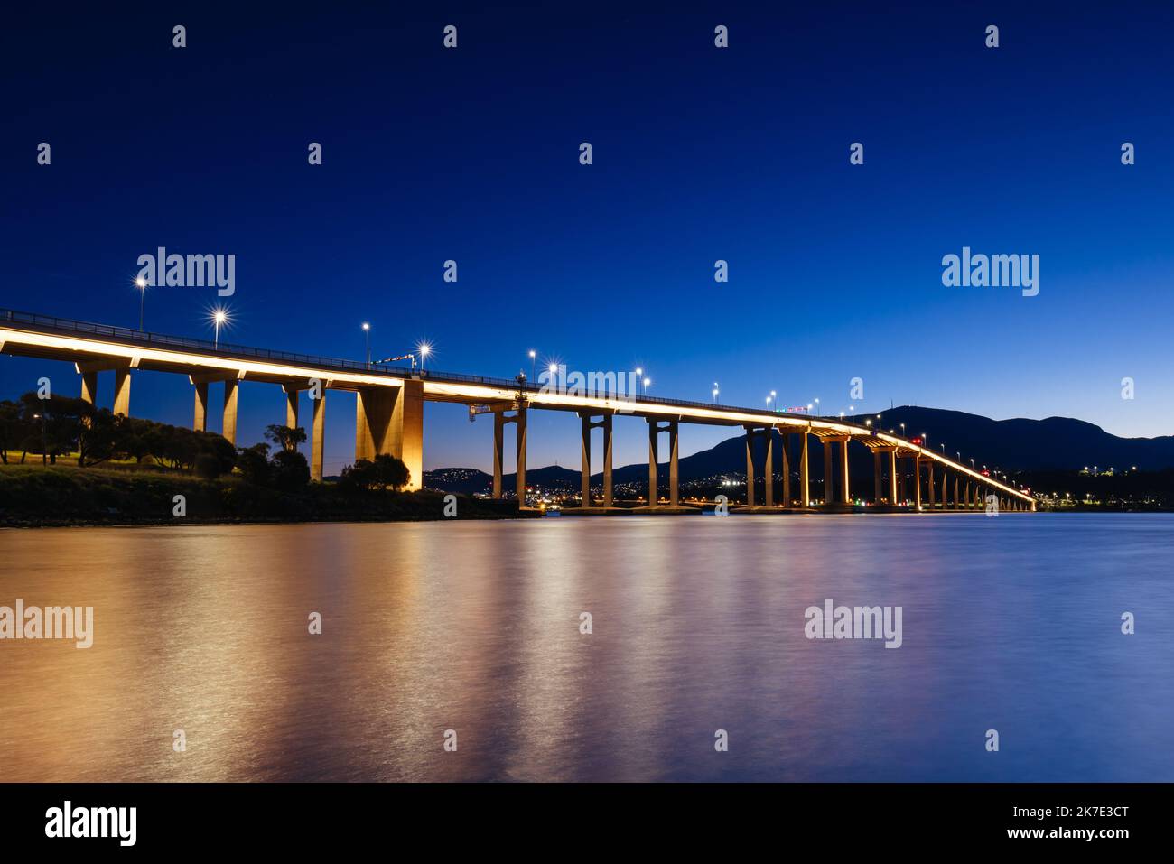 Tasman Bridge in Hobart Tasmania Australia Stock Photo - Alamy