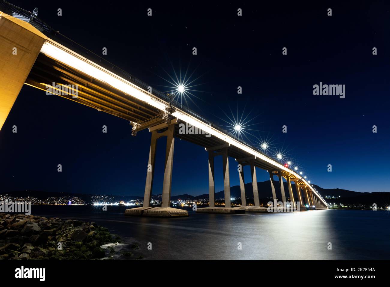 Tasman Bridge in Hobart Tasmania Australia Stock Photo - Alamy