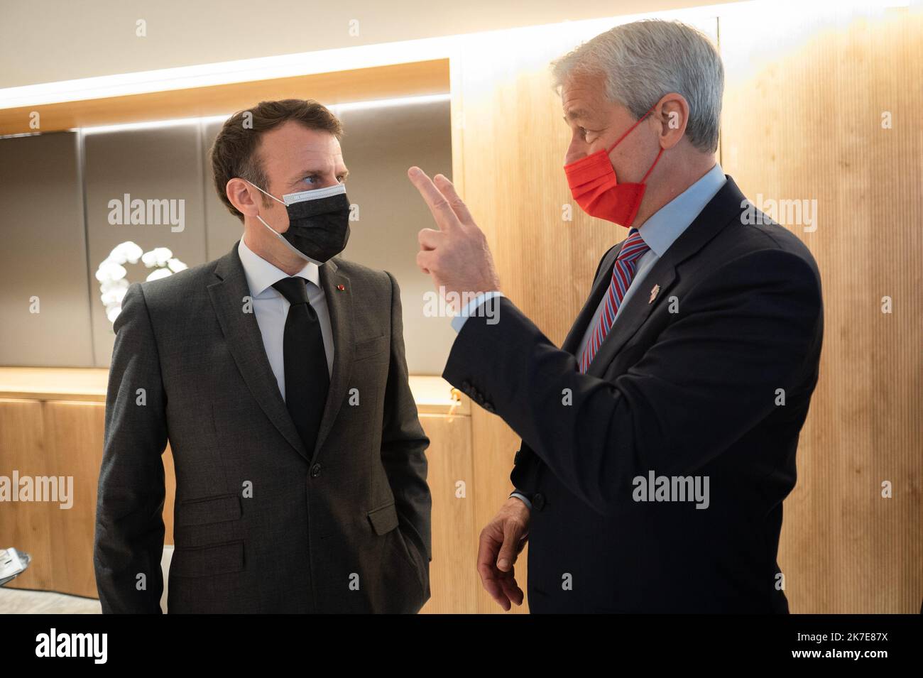 @ Pool/Eric TSCHAEN/Maxppp, France, paris, 2021/06/29 Emmanuel Macron ...